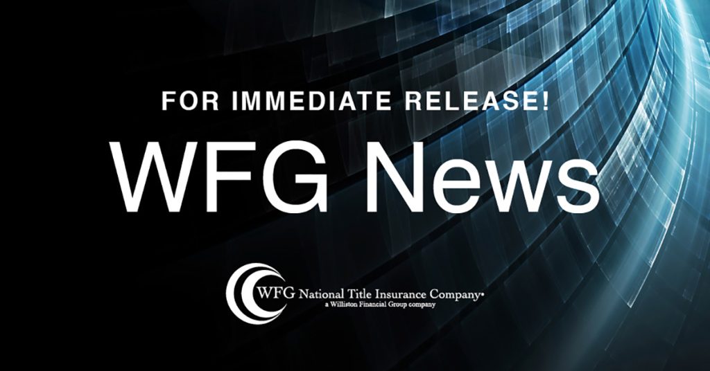 WFG NATIONAL TITLE INSURANCE COMPANY AND PALM AGENT PARTNER TO ELEVATE ...